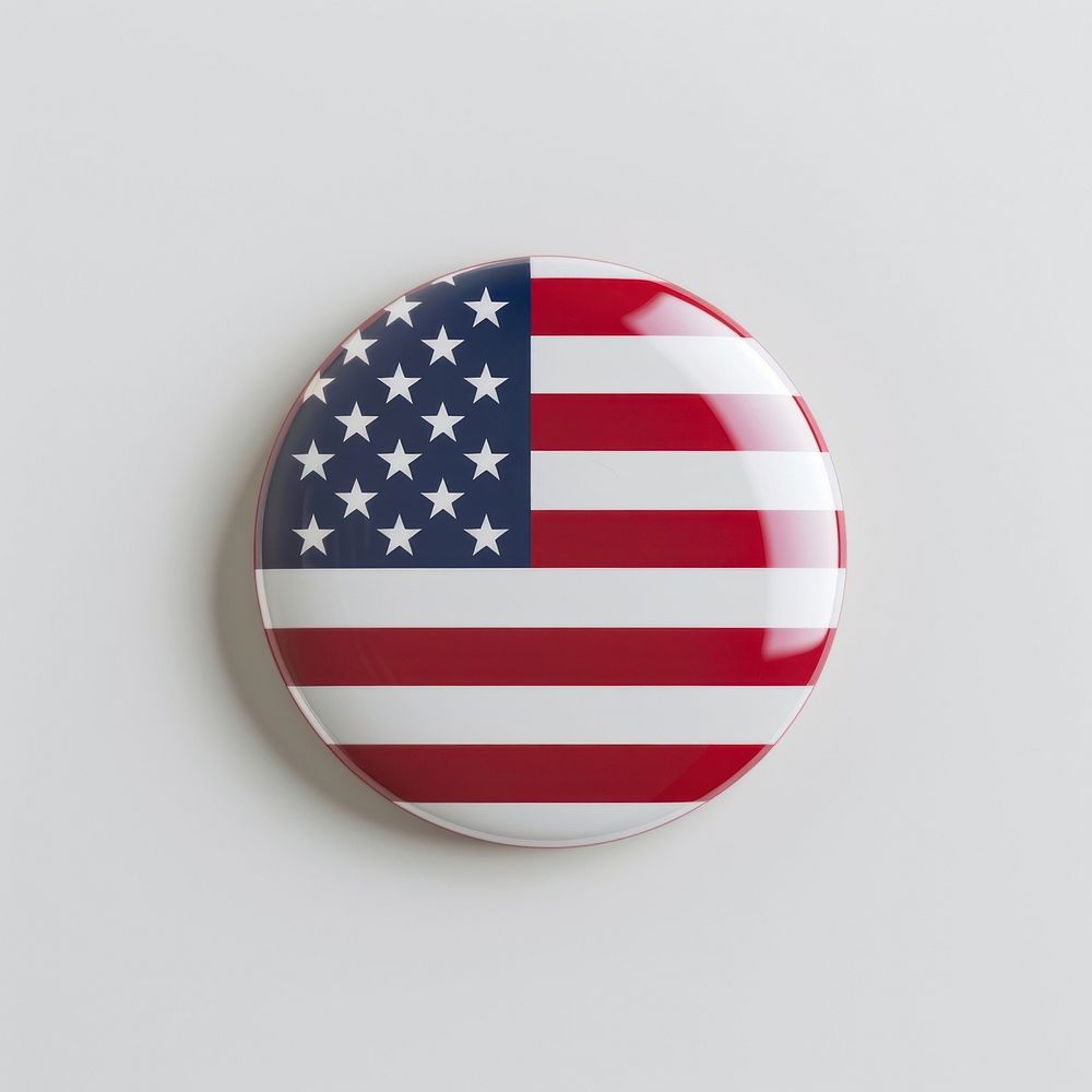 USA flag symbol button. | Free Photo - rawpixel
