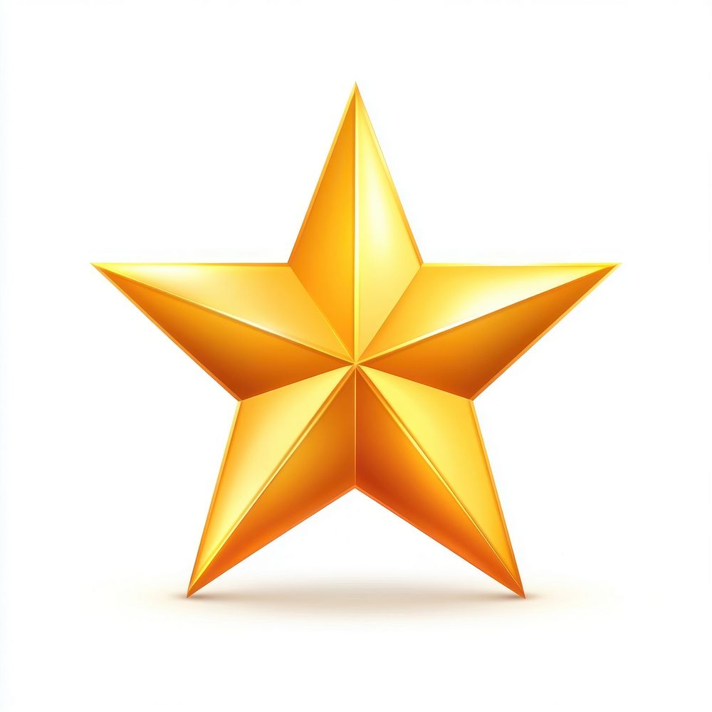 Gold star symbol gold illustration. | Free Photo Illustration - rawpixel