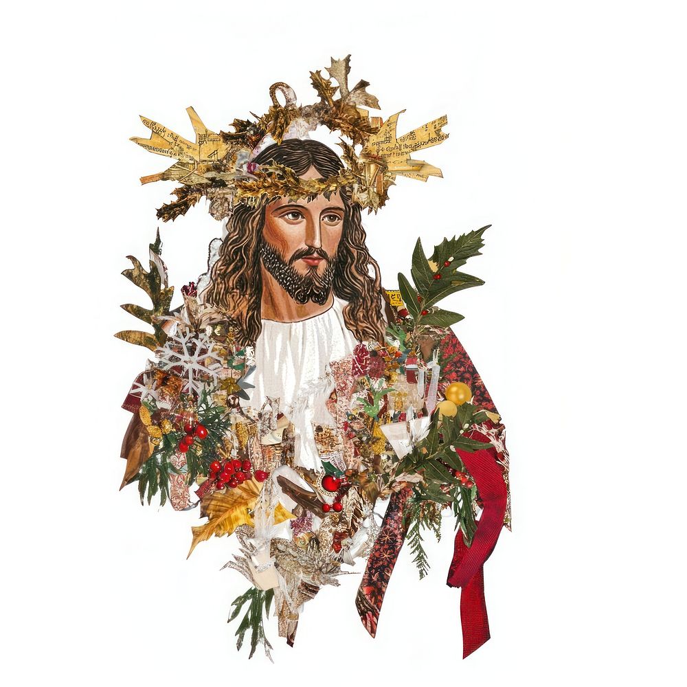 Christmas jesus collage illustration faith-based | Free Photo ...