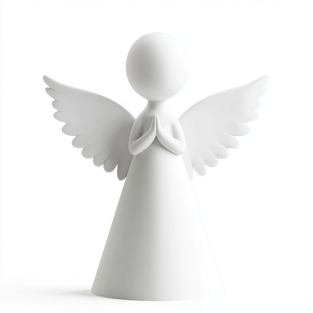 White Angel angel modern simple. | Free Photo Illustration - rawpixel