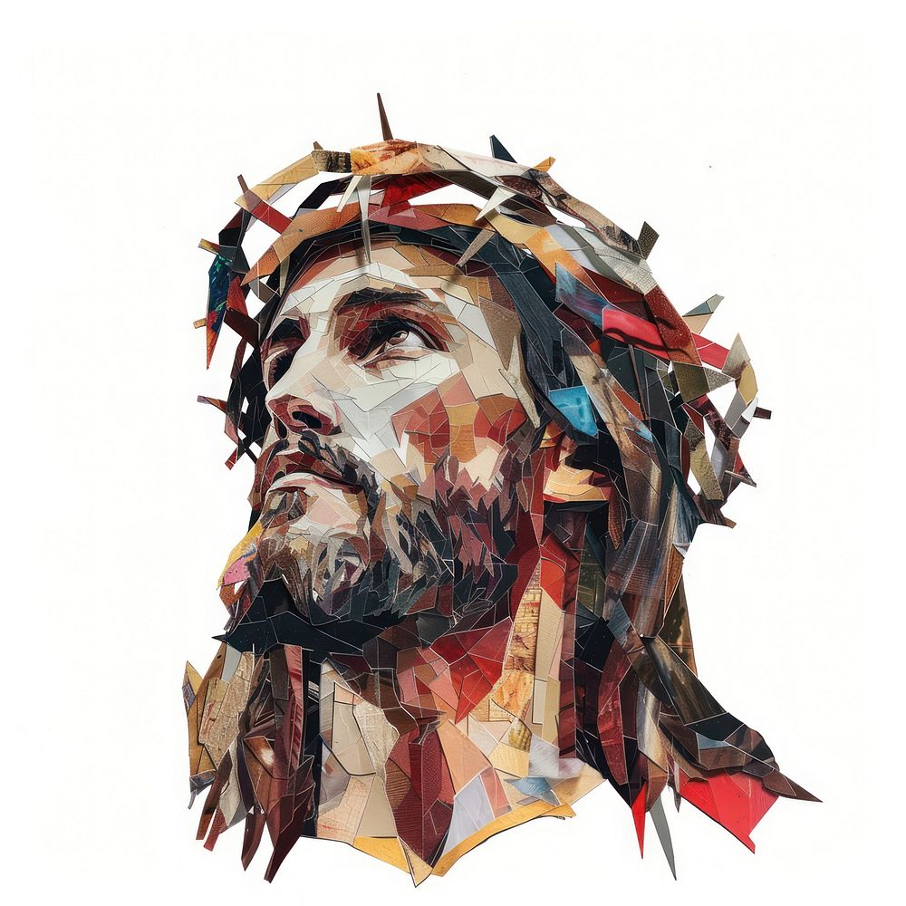 Jesus Christ paper Collage collage | Premium Photo Illustration - rawpixel