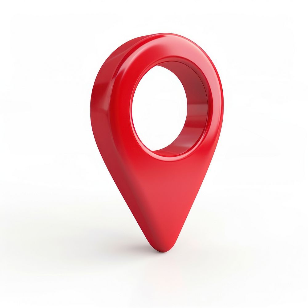 Red location pointer logo symbol | Free Photo Illustration - rawpixel
