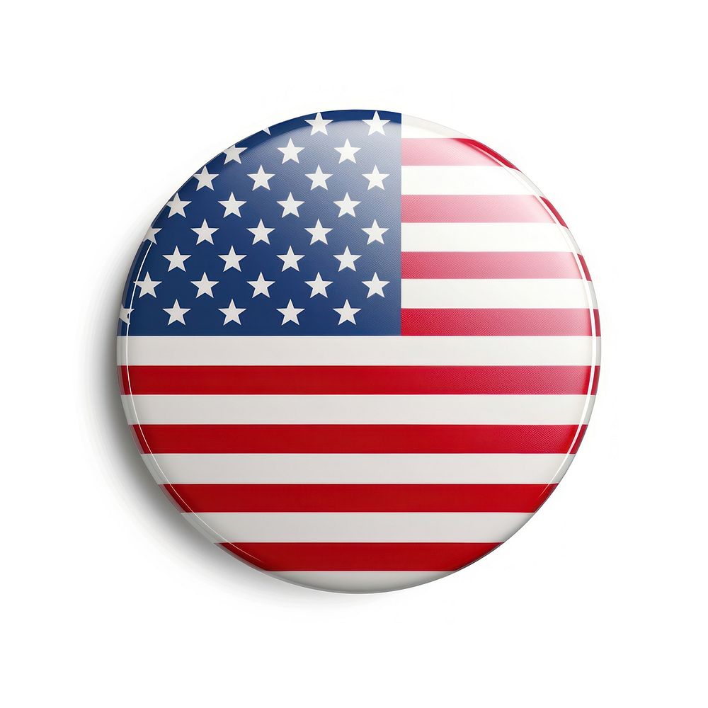 USA flag symbol button. | Free Photo - rawpixel