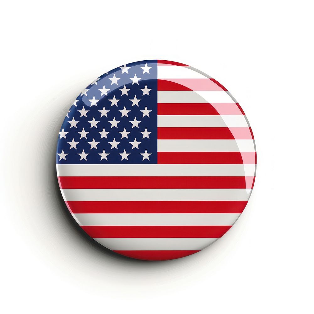 USA flag symbol button. | Free Photo - rawpixel