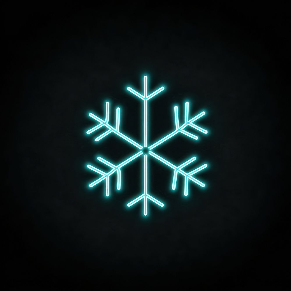 Cyan snowflake background symbol light. | Free Photo Illustration ...