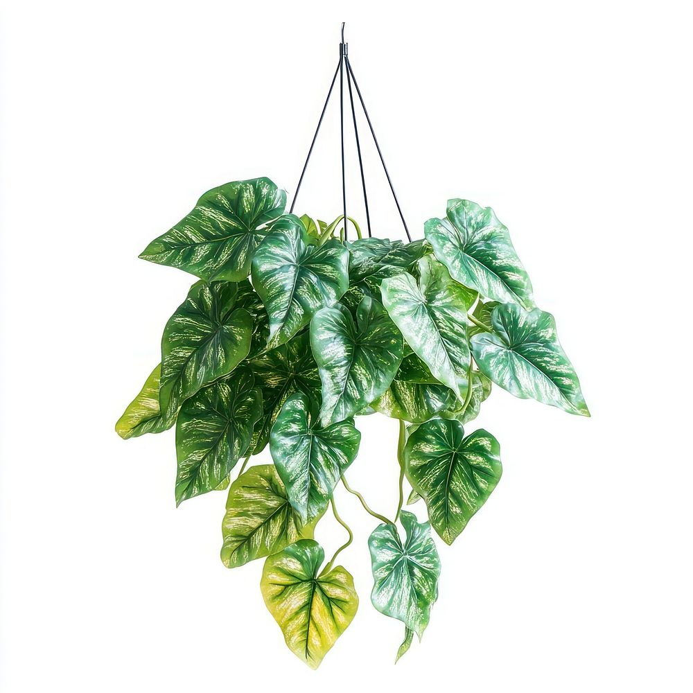 Real caladium bush plant hanging | Free Photo - rawpixel
