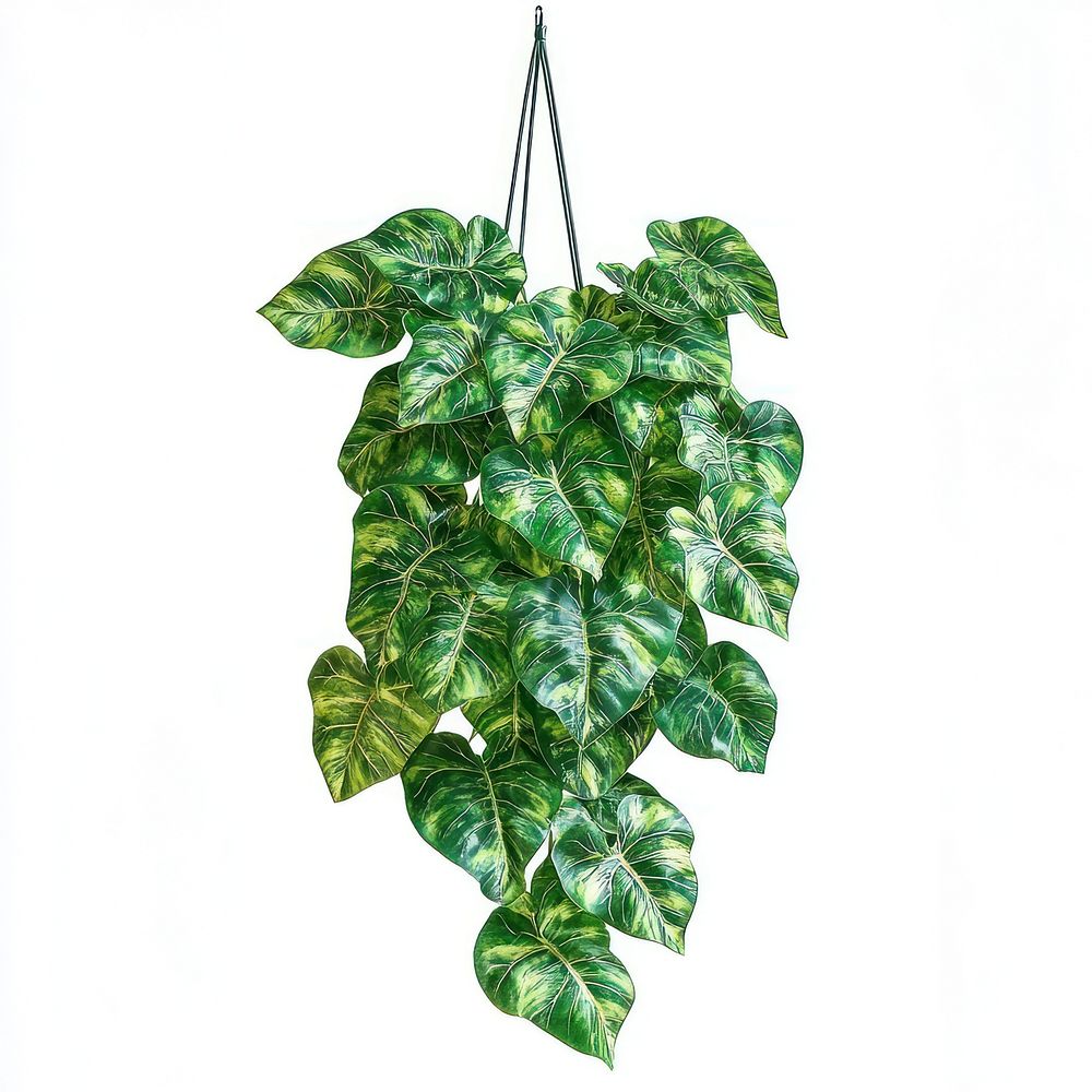 Real caladium bush plant hanging | Free Photo - rawpixel