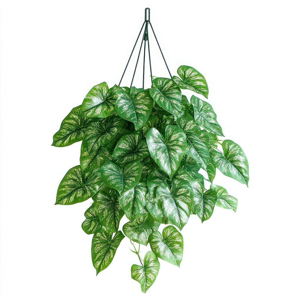 Real caladium bush plant hanging | Free Photo - rawpixel