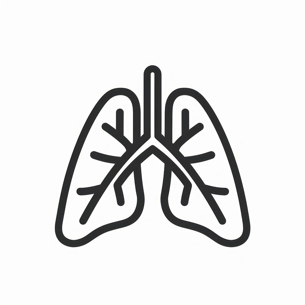 Simple health lung shape illustration | Free Photo Illustration - rawpixel