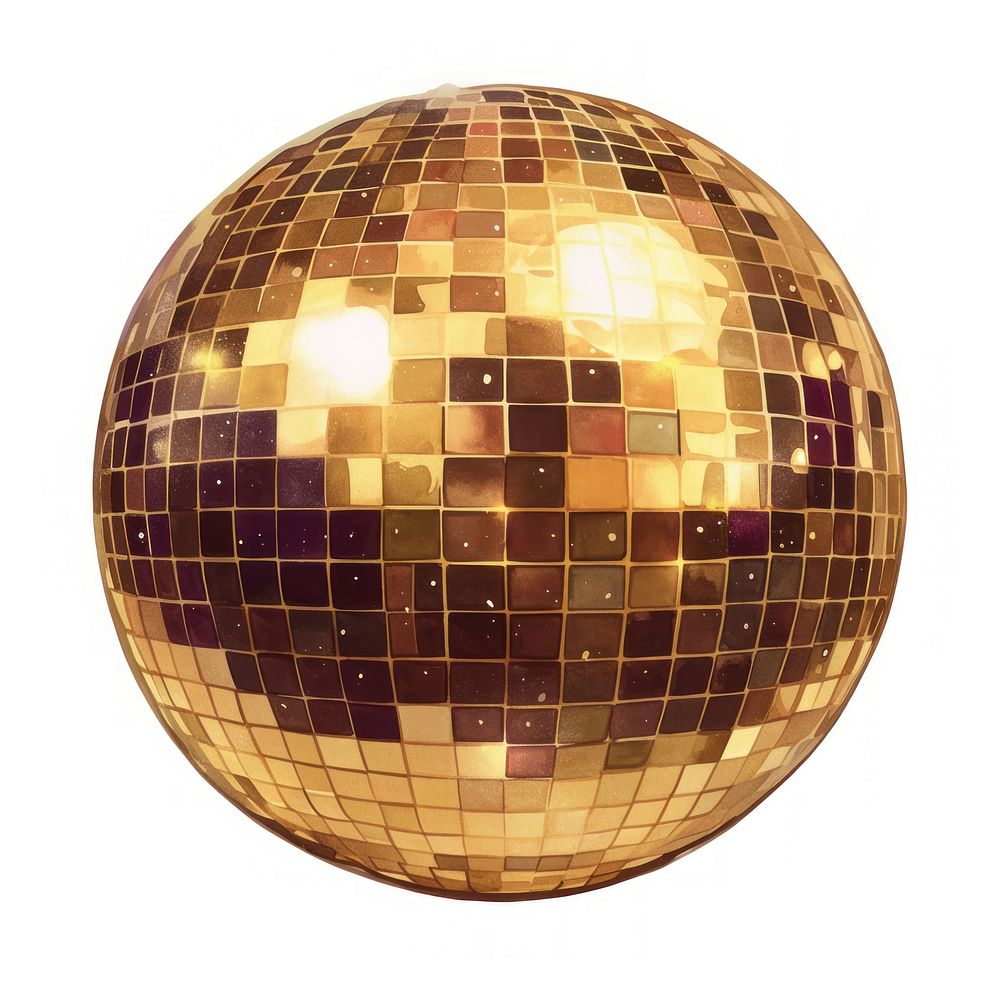 Black and gold disco ball | Free Photo Illustration - rawpixel