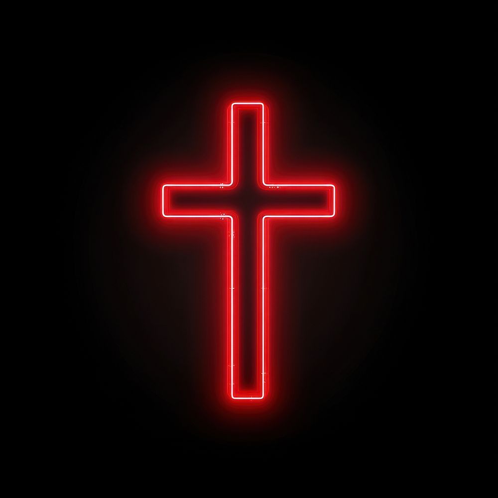 Cross light background glowing | Free Photo Illustration - rawpixel