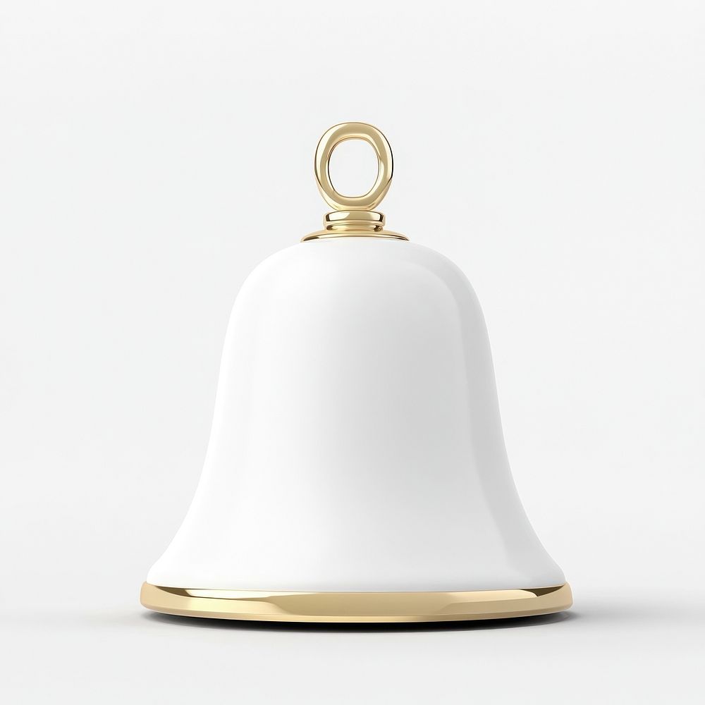 Bell design white gold. | Free Photo Illustration - rawpixel