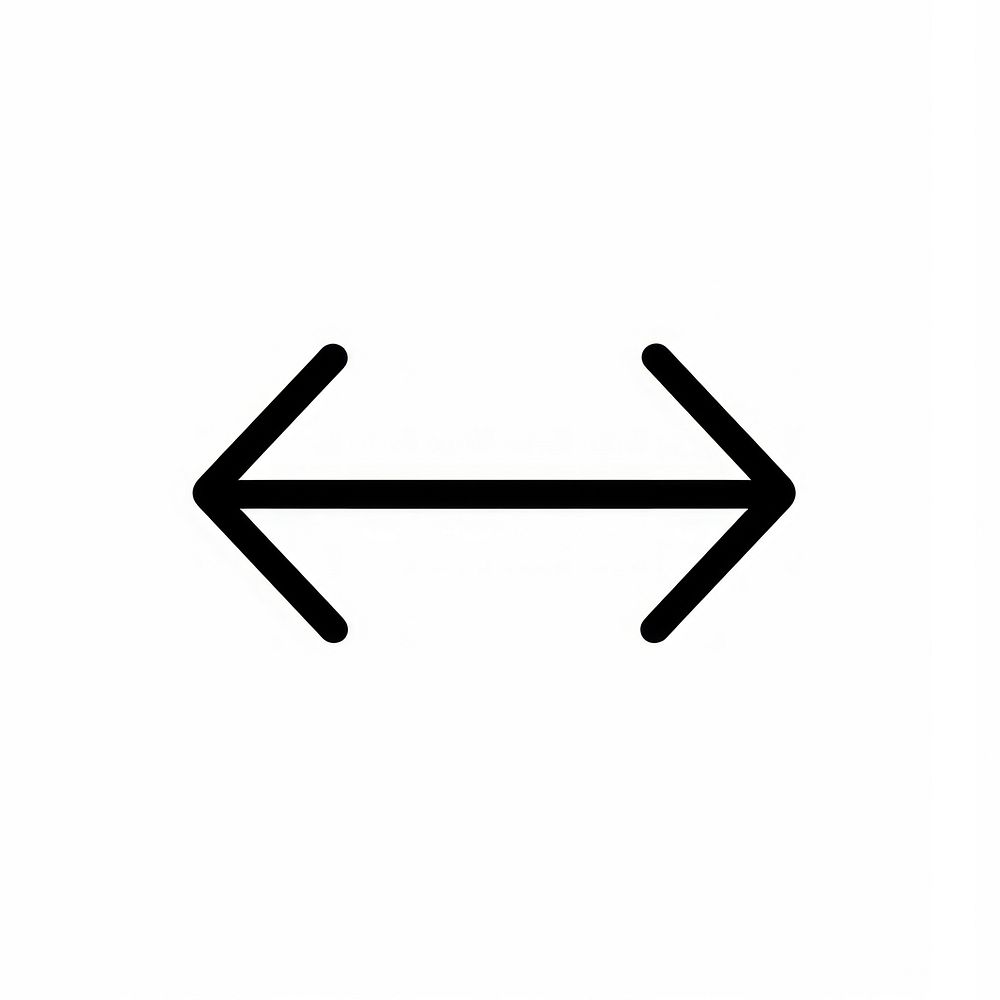 Arrow symbol bidirectional navigation. | Free Photo Illustration - rawpixel