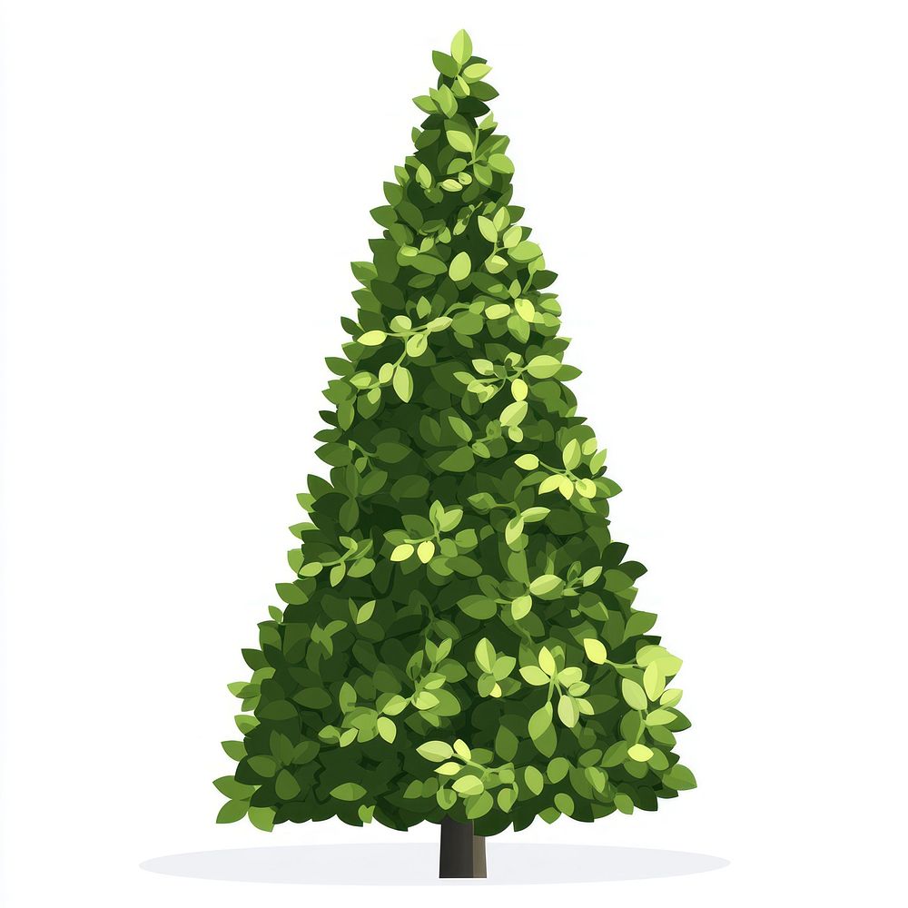 High conical triangle topiary illustration | Free Photo Illustration ...