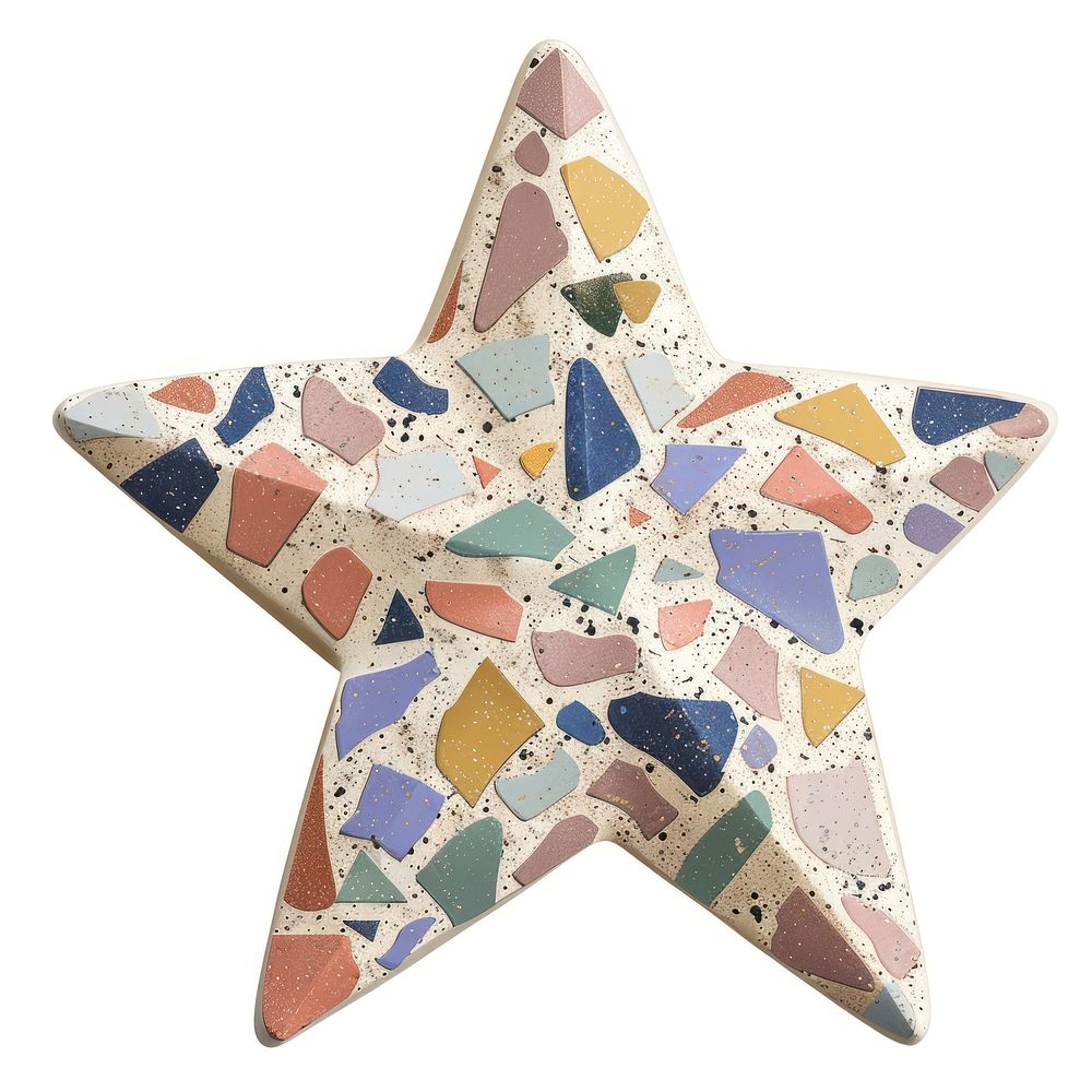 Terrazzo star art star-shaped decorative. | Free Photo - rawpixel