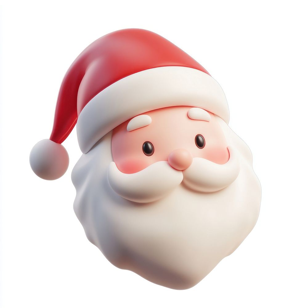 Chubby Santa head lauhging illustration | Free Photo Illustration ...