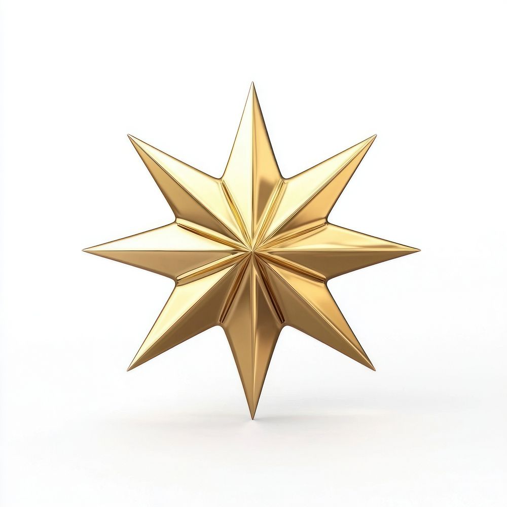 Christmas star illustration gold 3d | Free Photo Illustration - rawpixel