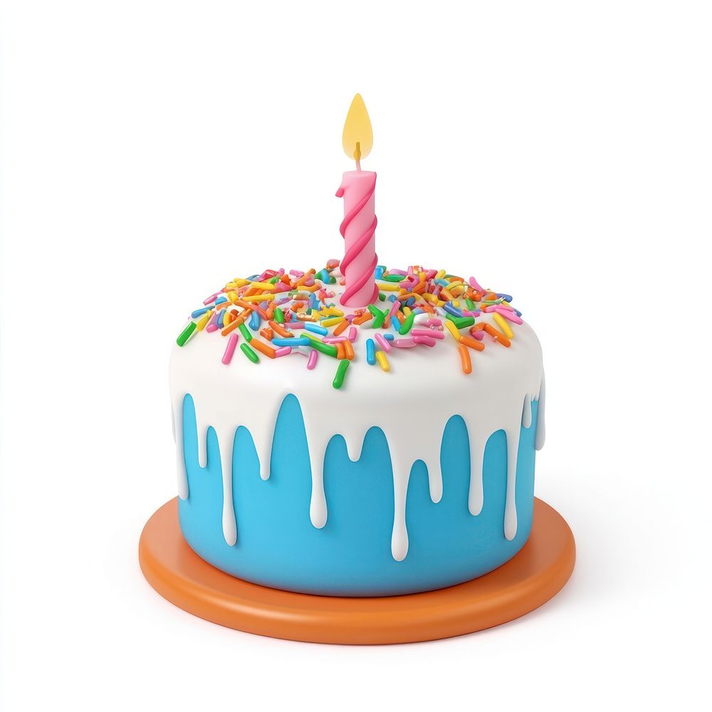 Simple blue tone cake sprinkles | Free Photo Illustration - rawpixel