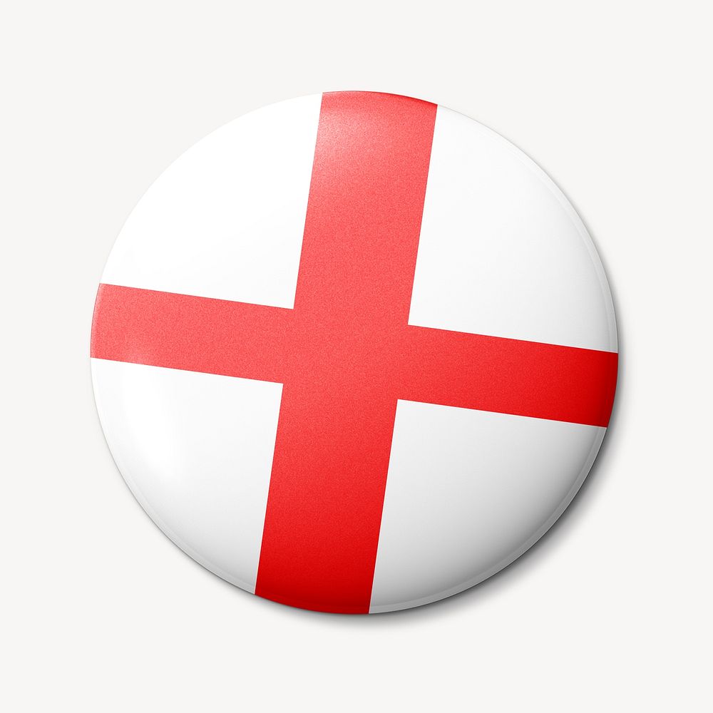 England flag round badge illustration | Free Photo Illustration - rawpixel