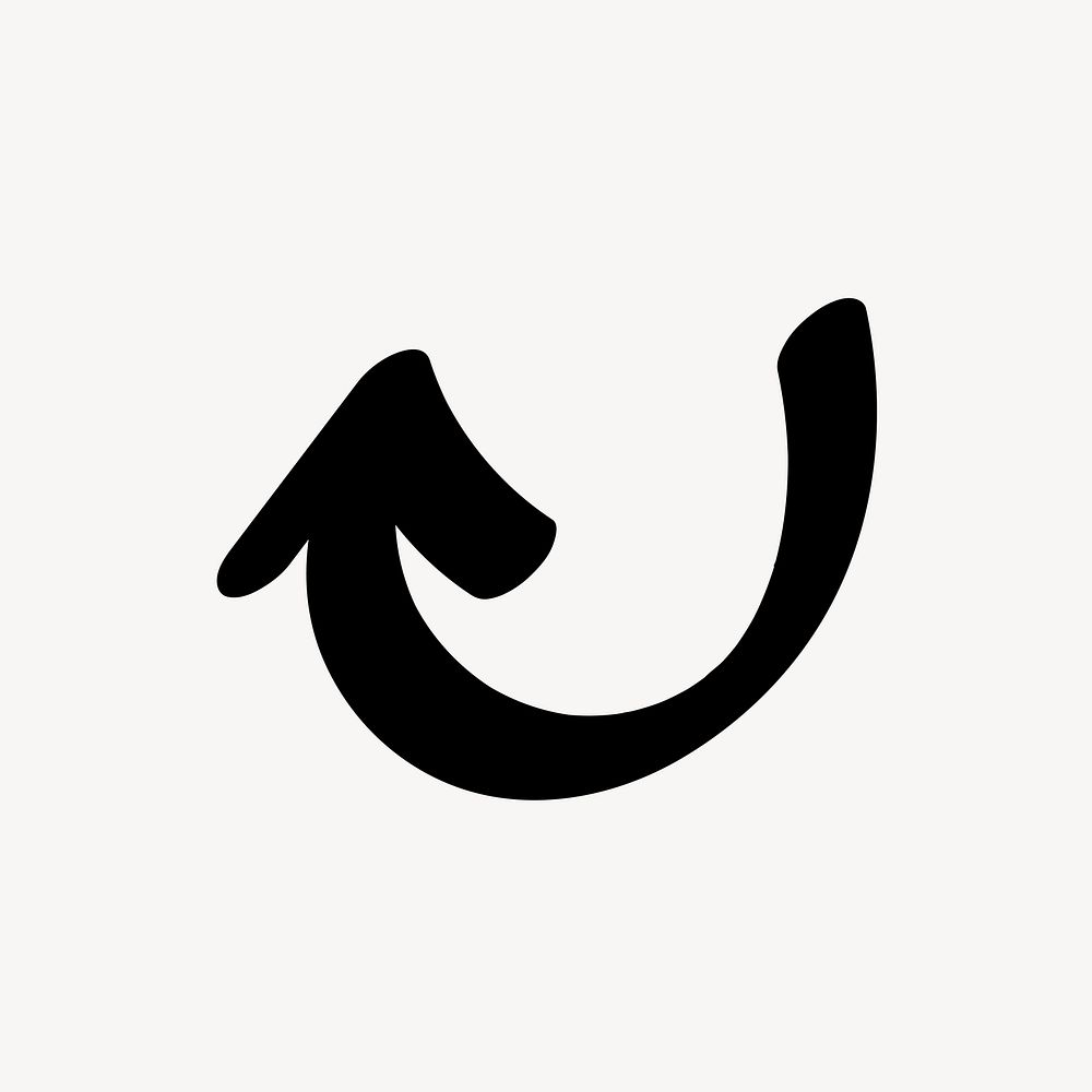 Curved arrow pointing upward design | Free Photo Illustration - rawpixel