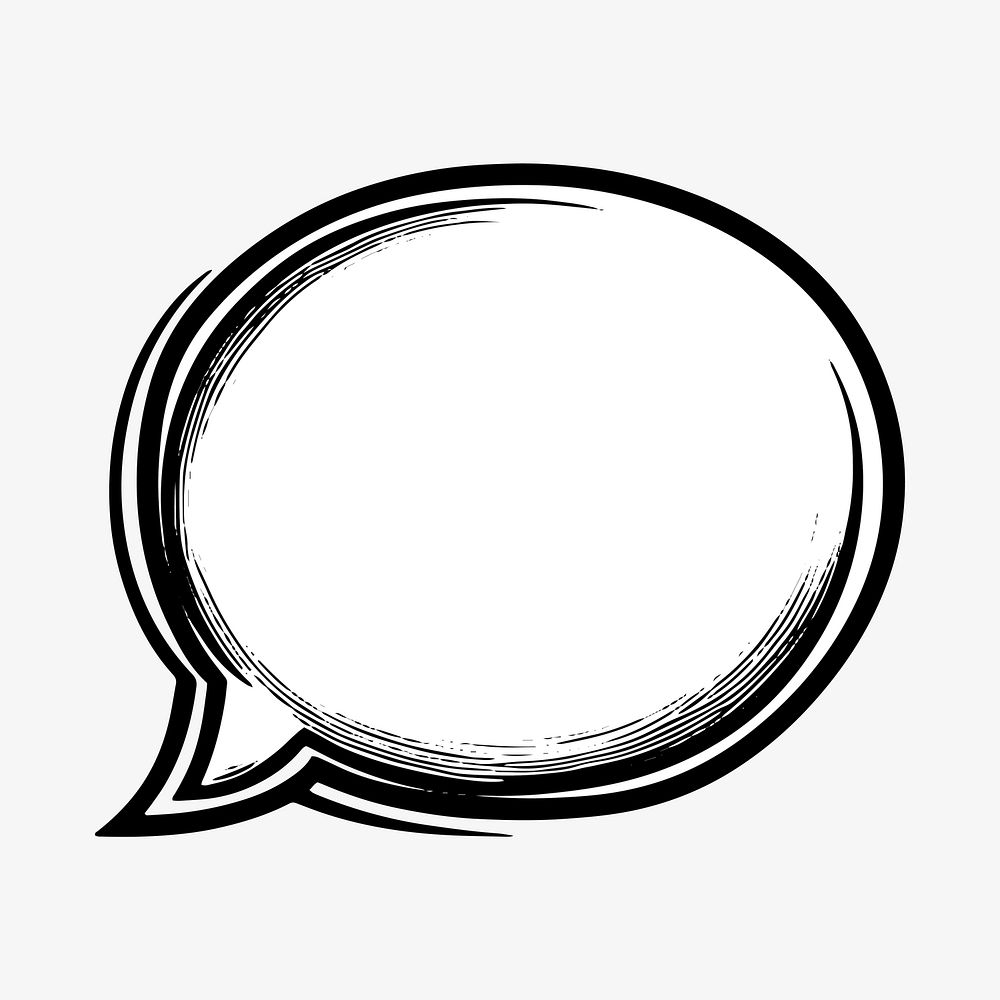Vintage speech bubble illustration | Free Photo Illustration - rawpixel