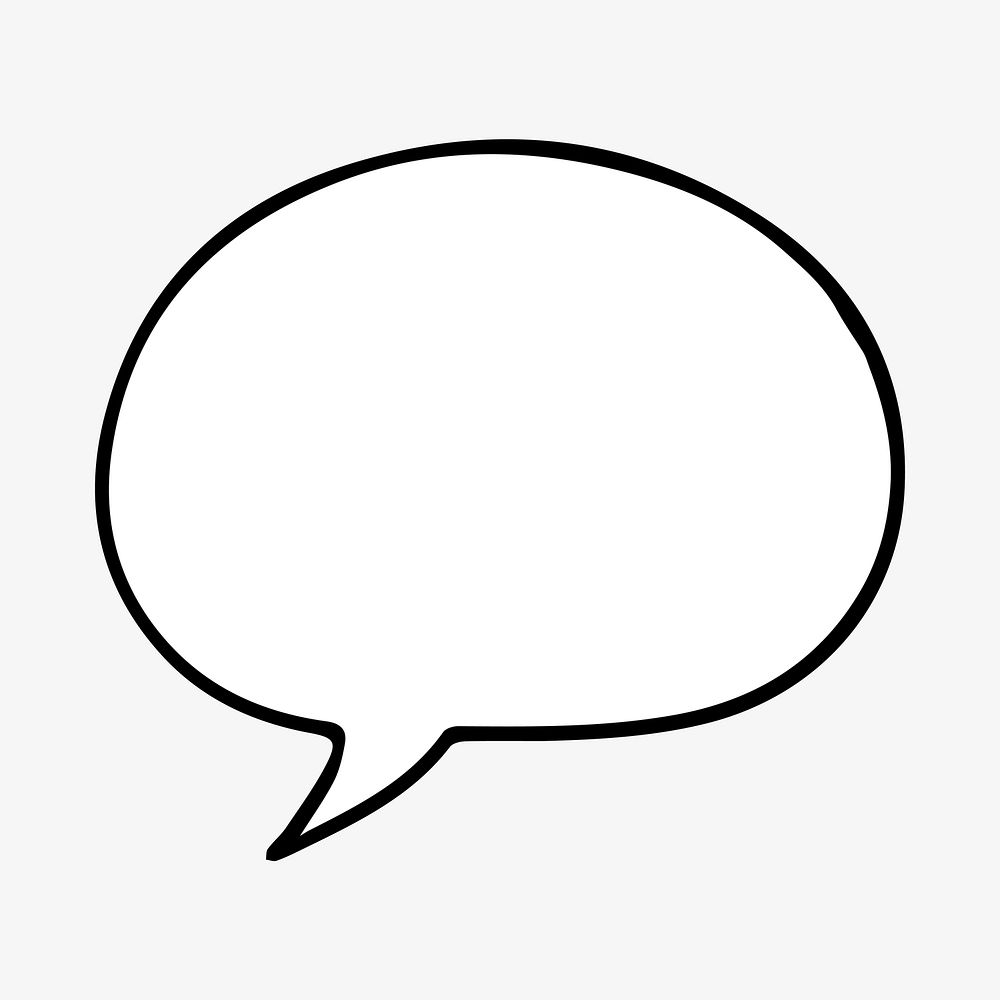 Simple speech bubble illustration | Premium Photo Illustration - rawpixel