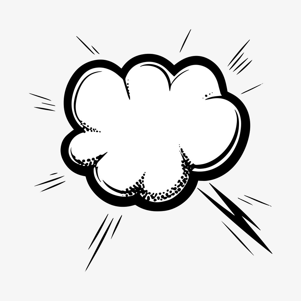 Comic speech bubble explosion illustration | Free Photo Illustration ...