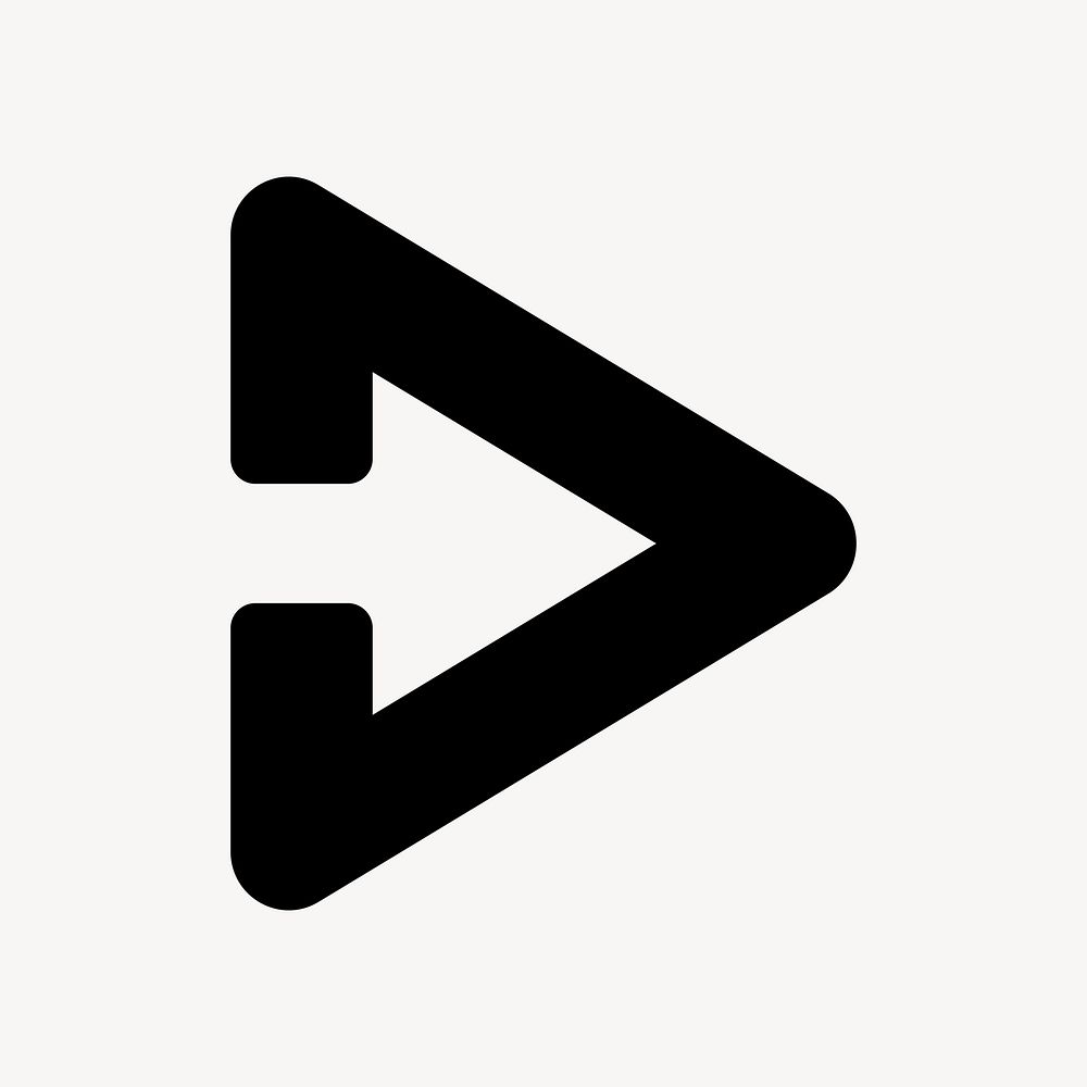 Modern play button icon illustration | Free Vector Illustration - rawpixel