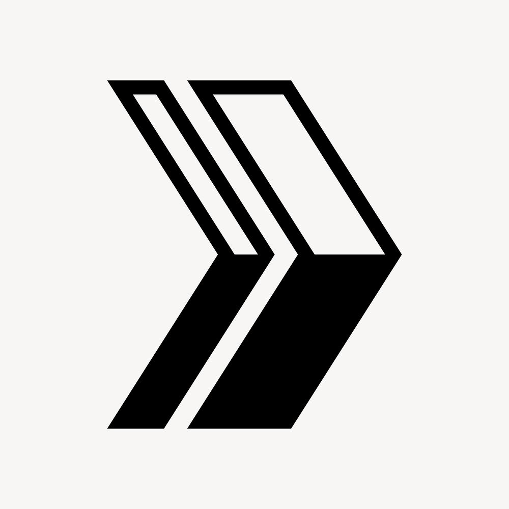 Abstract geometric arrow design illustration | Free Photo Illustration ...