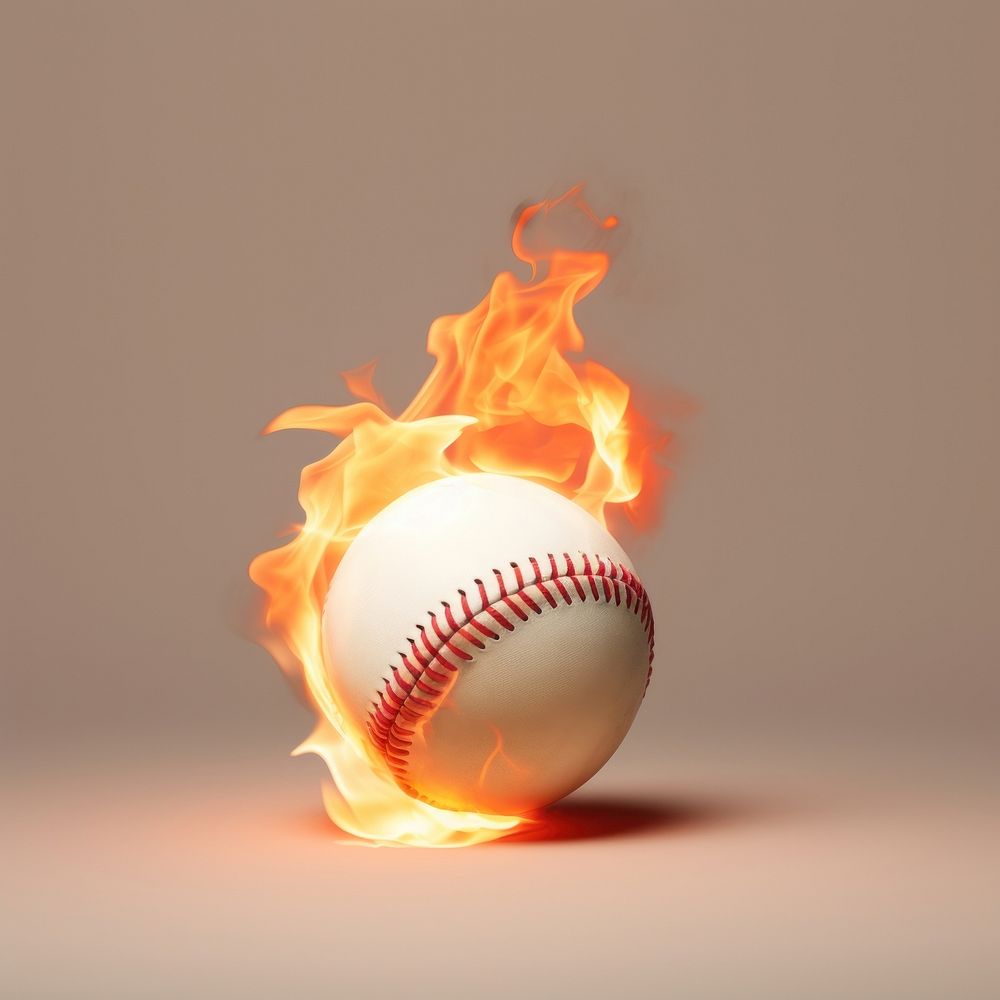 Burning baseball burning sports fire. | Free Photo - rawpixel