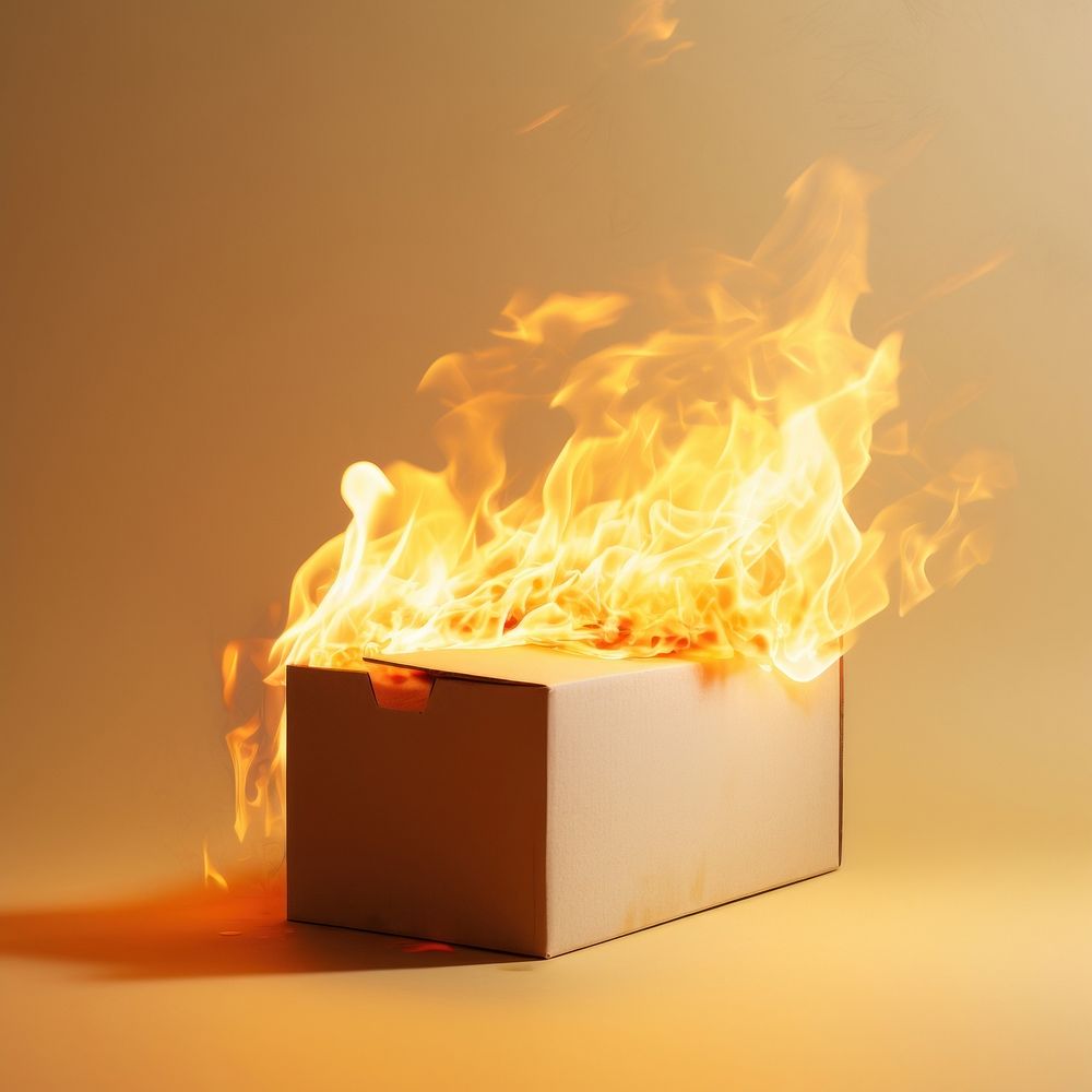 Photography Burning shipping box fire | Free Photo - rawpixel