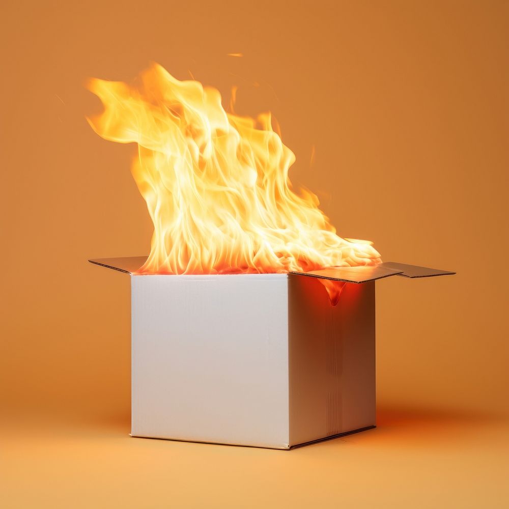 Photography Burning shipping box fire | Premium Photo - rawpixel