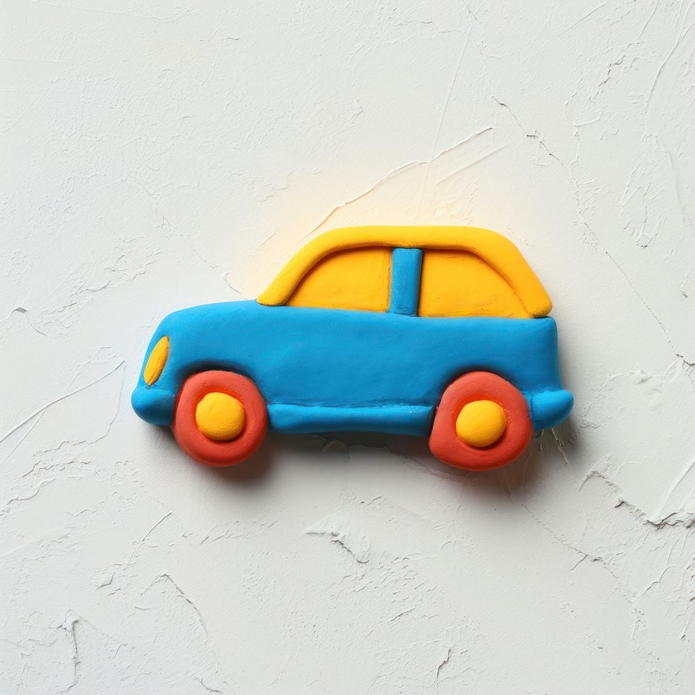 Plasticine toy car vehicle representation | Free Photo Illustration ...