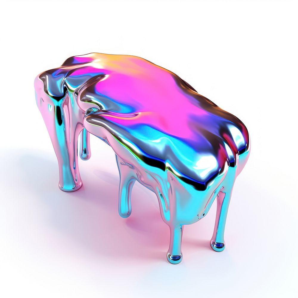 Melt computer metal iridescent purple | Free Photo Illustration - rawpixel