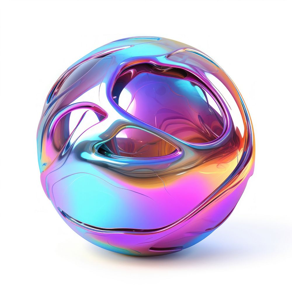 Melt sphere metal iridescent ball | Premium Photo Illustration - rawpixel