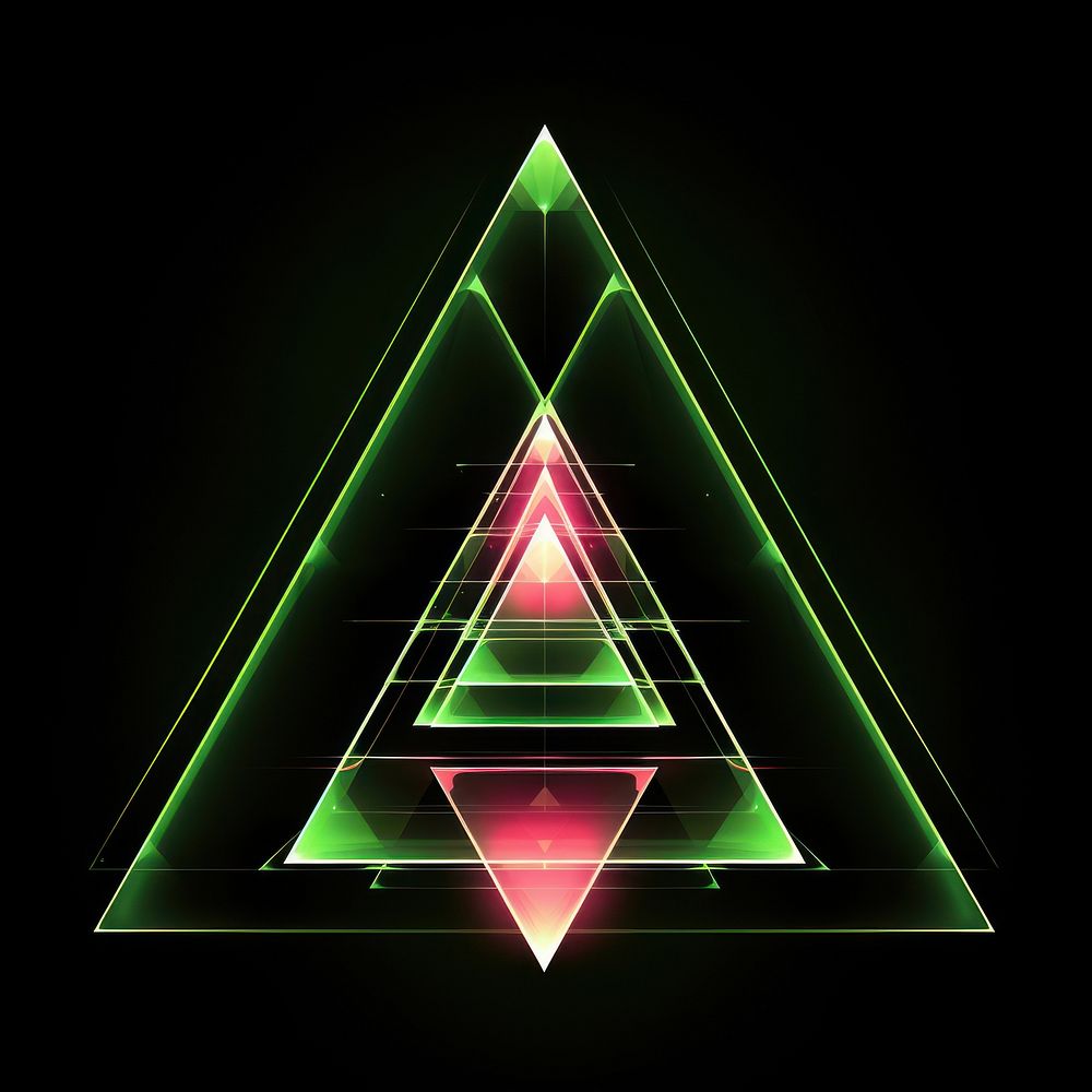 Techno geometric shape technology abstract | Premium Photo Illustration ...