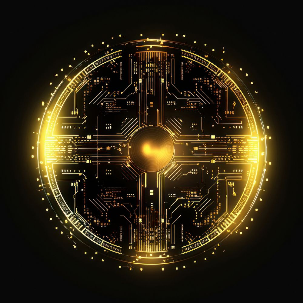 Digital coin backgrounds technology abstract. | Free Photo Illustration ...