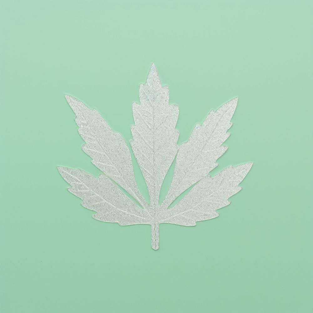 Leaf plant snowflake cannabis. | Free Photo Illustration - rawpixel