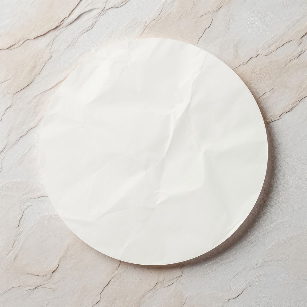 Paper wrinkled circle white. | Free Photo - rawpixel