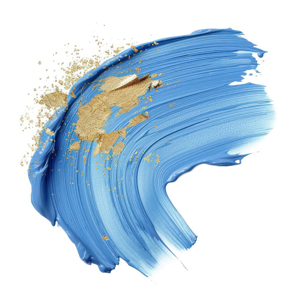 Light blue abstract shape paint | Free Photo Illustration - rawpixel