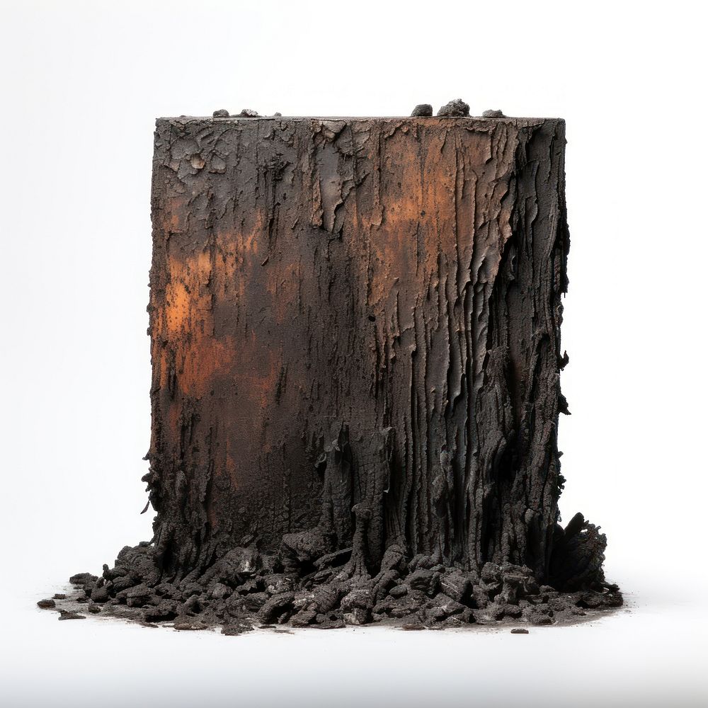 Podium burnt tree white background | Premium Photo - rawpixel