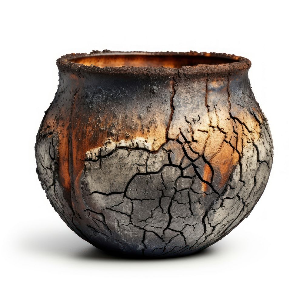 Pot burnt pottery vase white | Free Photo - rawpixel