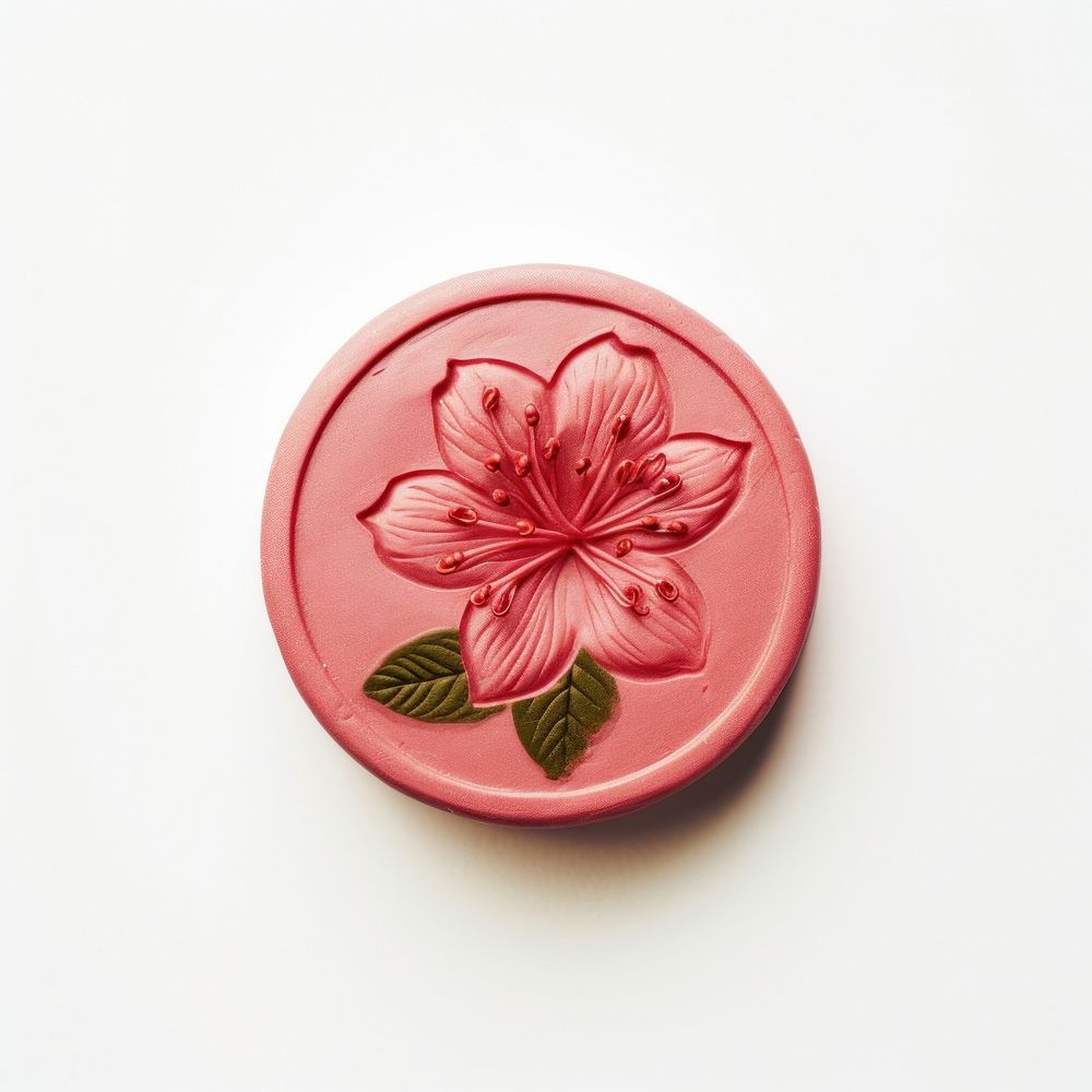 Azalea flower Seal Wax Stamp | Premium Photo - rawpixel
