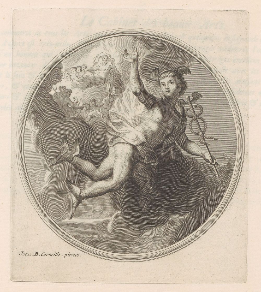 Mercurius (1695) anonymous, Jean Baptiste | Free Photo Illustration ...