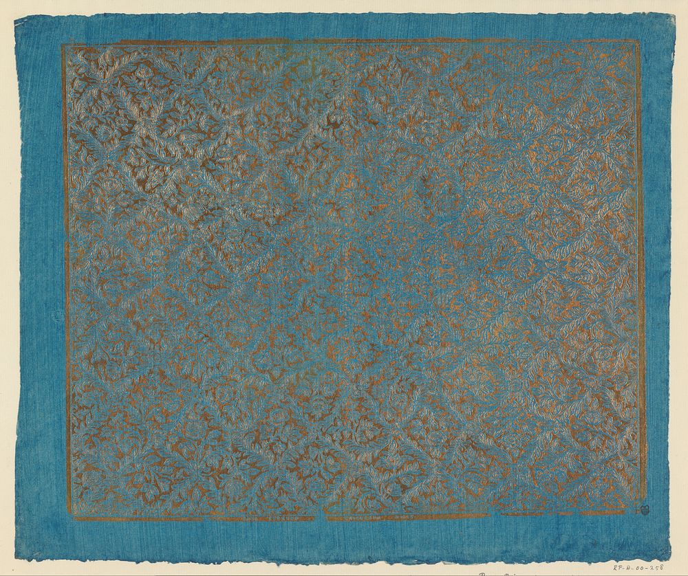 Blad met ruitpatroon van ranken | Free Photo Illustration - rawpixel