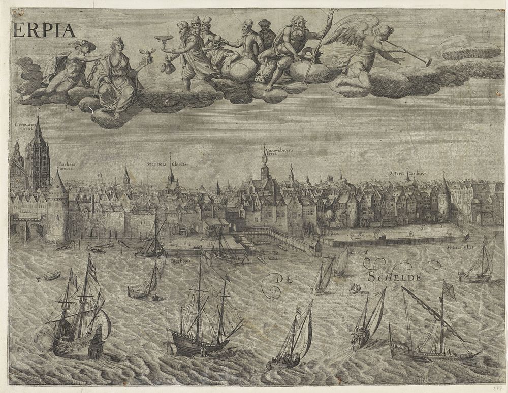 Antwerpen van de Schelde te | Free Photo Illustration - rawpixel