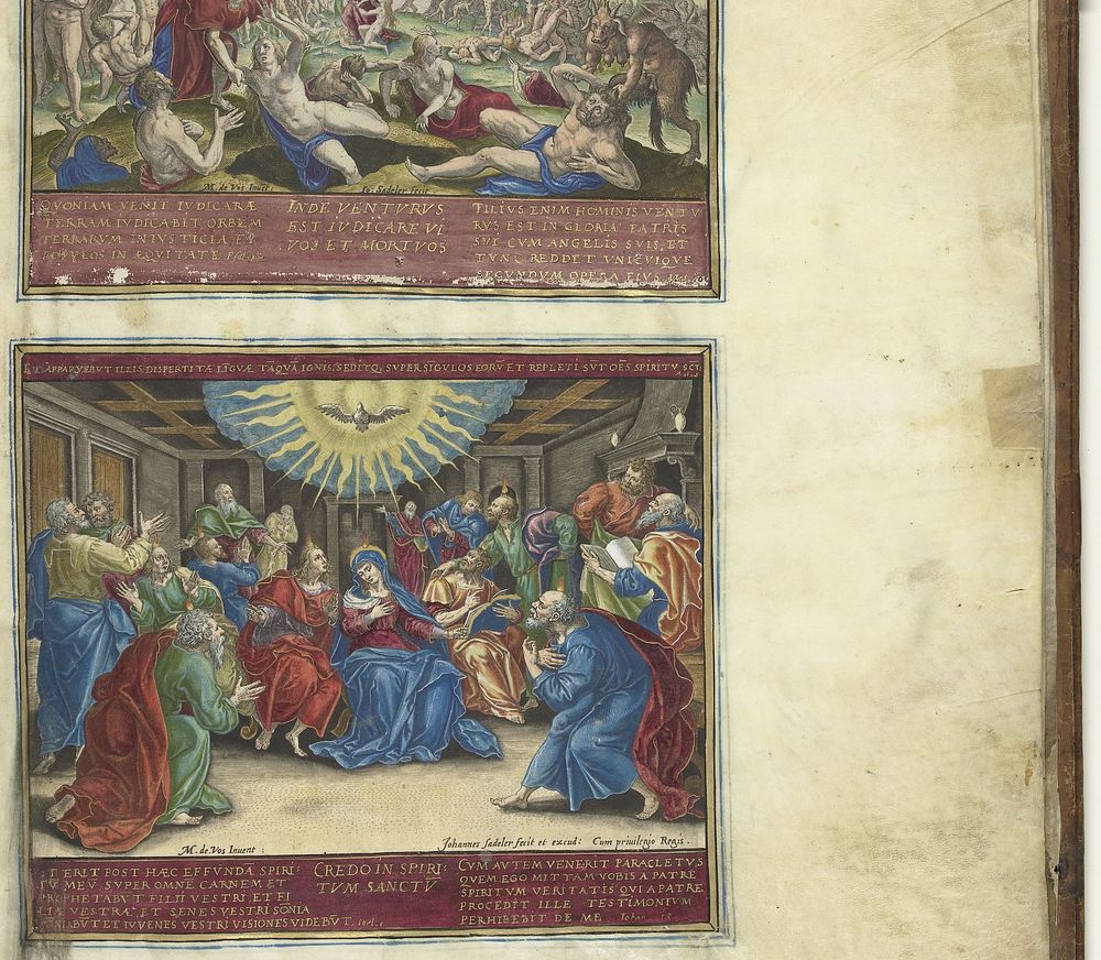 Laatste Oordeel (1579) Johann Sadeler | Free Photo Illustration - rawpixel