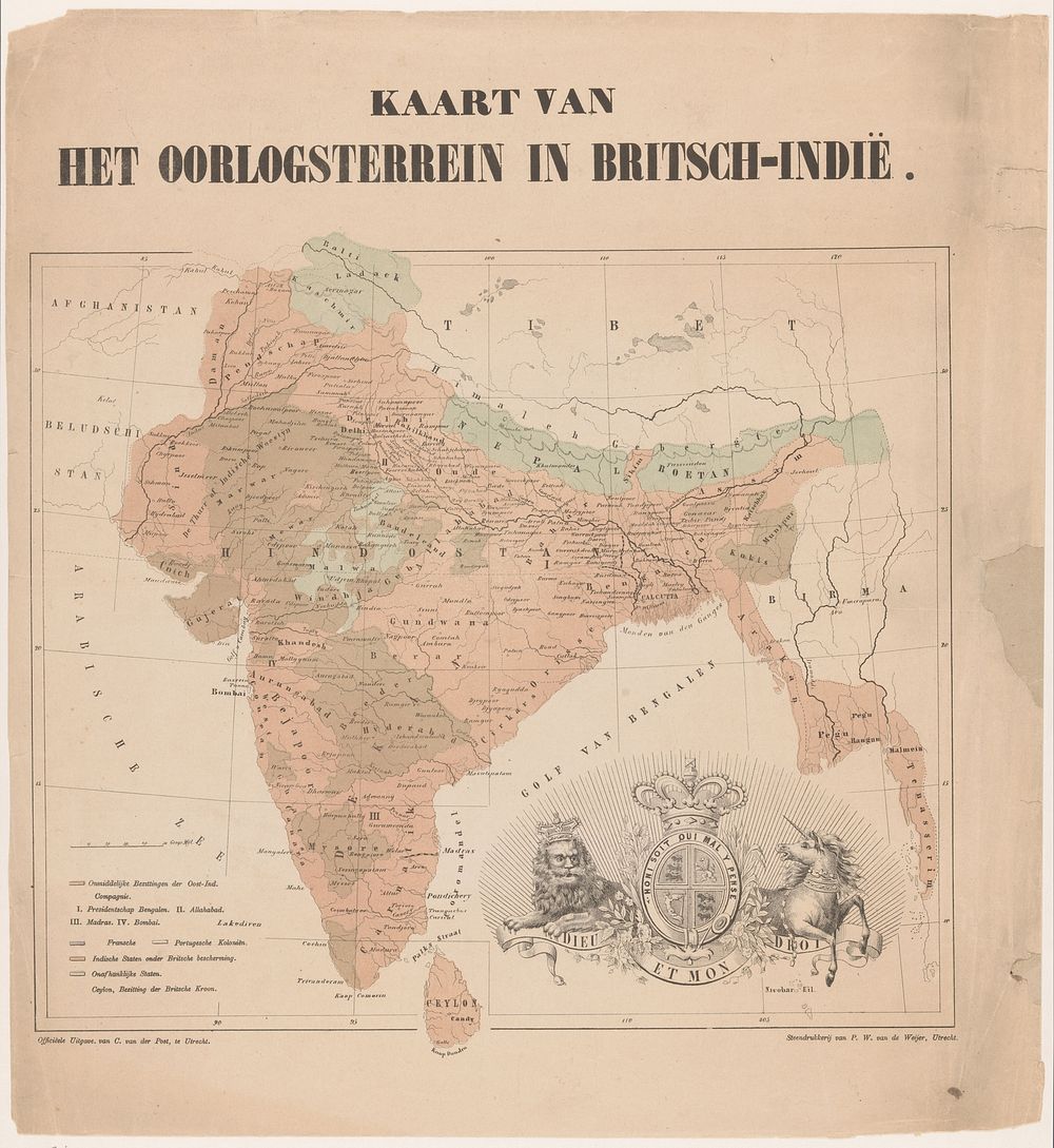 Kaart van Europese koloniale bezittingen | Free Photo Illustration ...