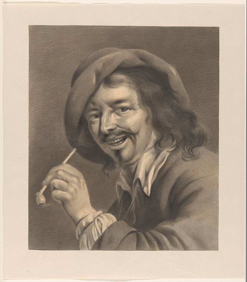 Zintuig Reuk: lachende pijproker (1798 | Free Photo Illustration - rawpixel