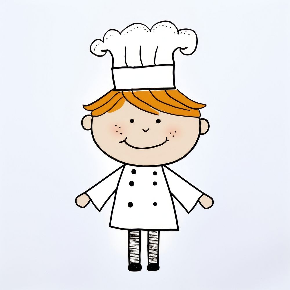 Chef drawing cartoon sketch. | Premium Photo Illustration - rawpixel